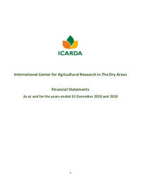 ICARDA 2020 Financial Statement | ICARDA