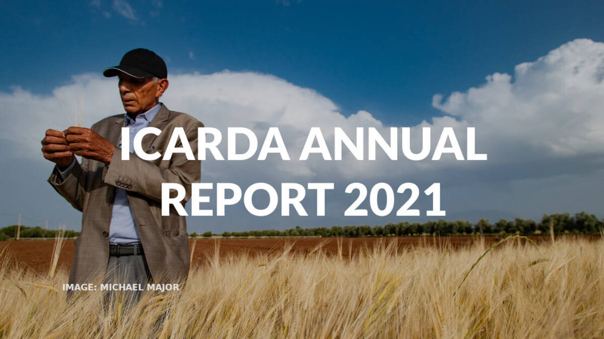 ICARDA | Science for resilient livelihoods in dry areas