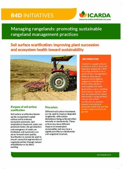 Soil surface scarification: improving plant succession and ecosystem ...
