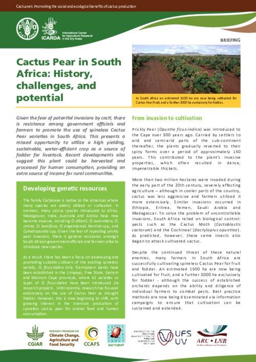 Cactusnet: Promoting the social and ecological benefits of cactus ...