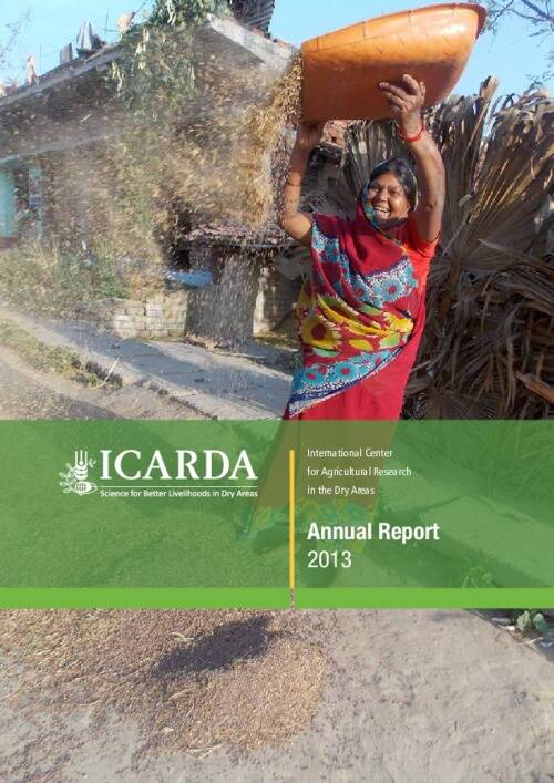ICARDA Annual Report 2013 | ICARDA