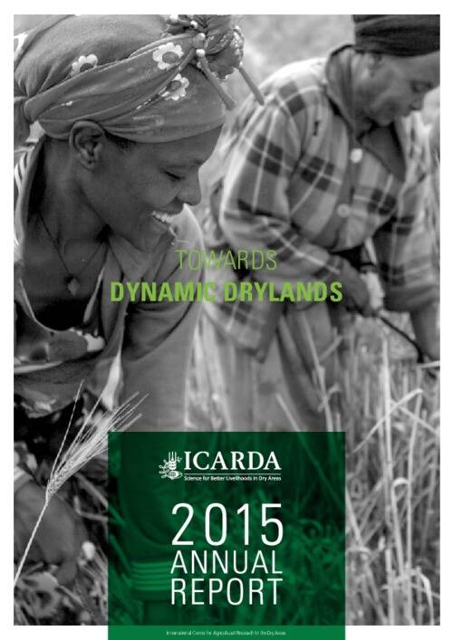 ICARDA Annual Report 2015 | ICARDA