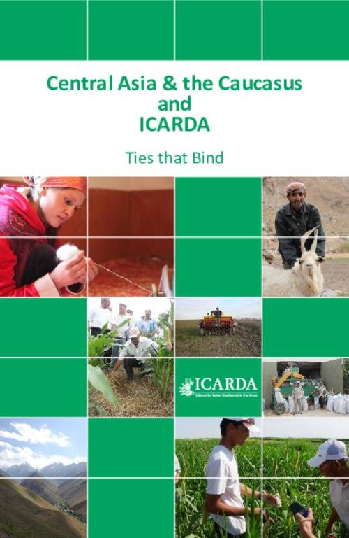 Ties that Bind: ICARDA in Central Asia and the Caucasus: A Partnership ...
