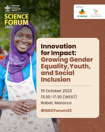 ISDC Science Forum 2023 - Innovation for Impact | ICARDA