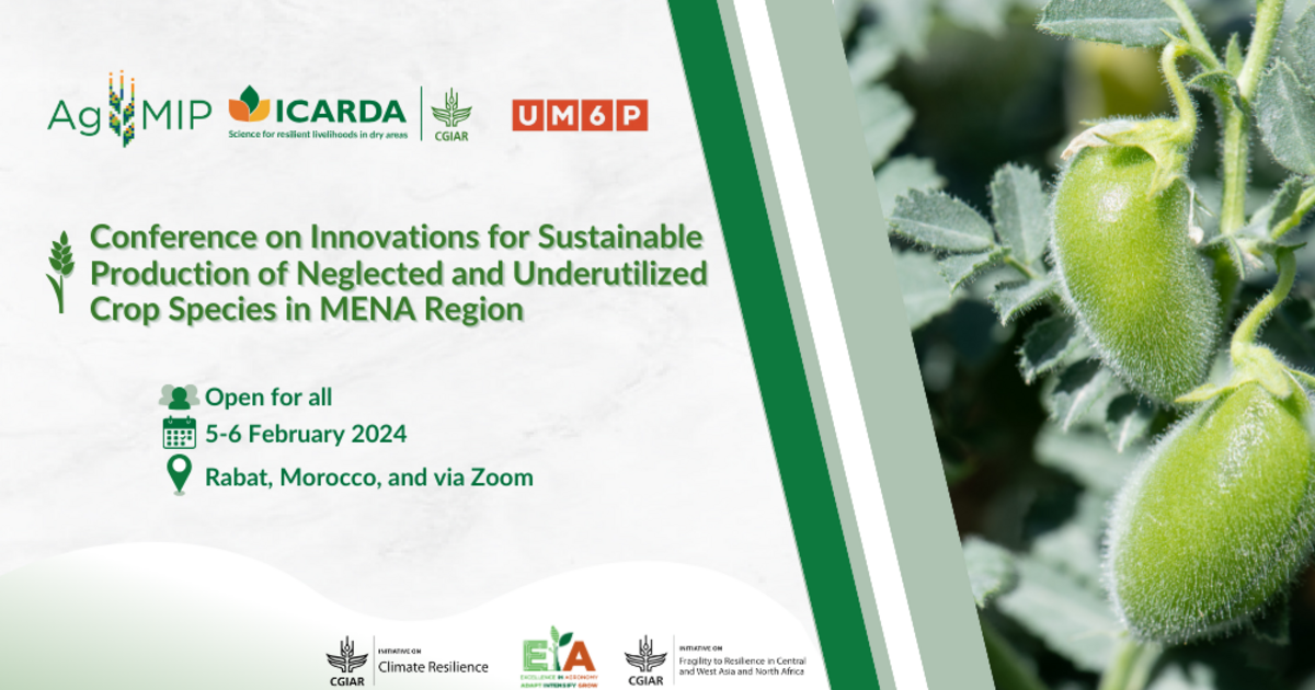 Conference on Innovations for Sustainable Production of Neglected and ...