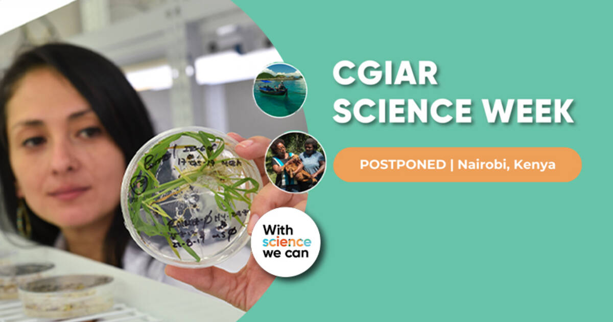 CGIAR Science Week - POSTPONED | ICARDA